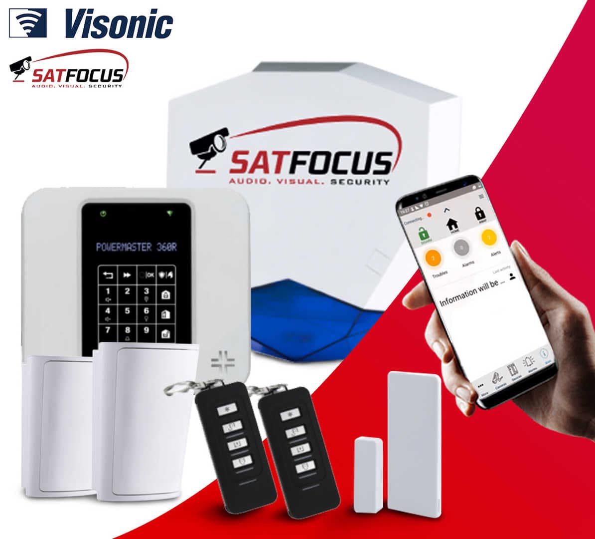 Visonic Powermaster 360R IP & GSM Wireless Burglar Alarm - SatFocus ...